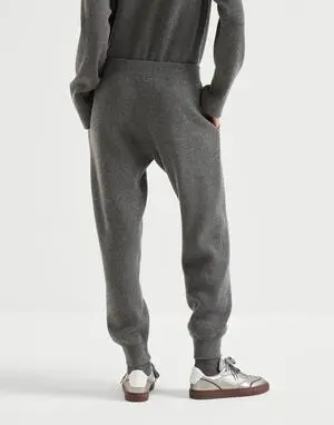 Brunello Cucinelli Ribbed Cashmere Trousers