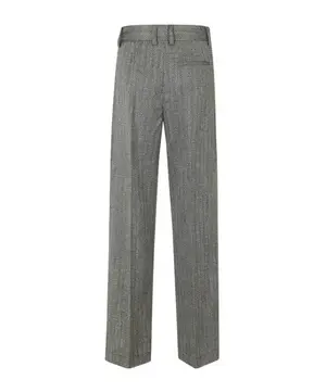 FORTE_FORTE Casual Trousers With Belt Loops