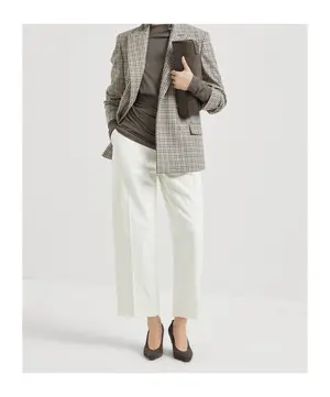 Brunello Cucinelli Asymmetrical Ruched Top