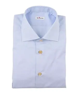Kiton Spread-collar Shirt - Blue