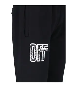 Off-White Elastic-waist Athletic Pants