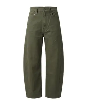 MOTHER Cargo Casual Trousers - Forest Night