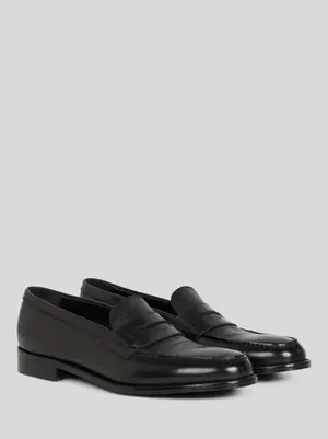 Etro Leather Loafers With Paisley Detail