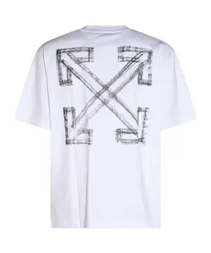 Off-White Crewneck Short-sleeveled T-shirt - White