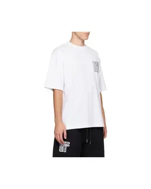 Off-White Crewneck Short-sleeveled T-shirt - White