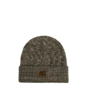 Etro Knitted Hat - Green