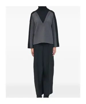 MAISON MARGIELA Colour-block Wool Sweater