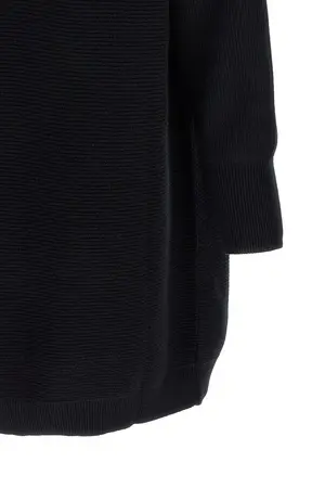 Brunello Cucinelli Ribbed Knit Long Sleeve Dress