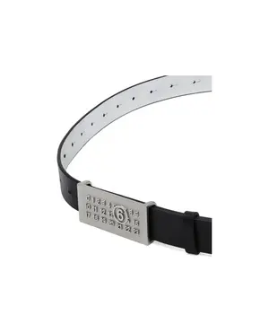 MAISON MARGIELA Numeric Buckle Leather Belt