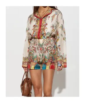 Etro Collared Long-sleeved Shirt