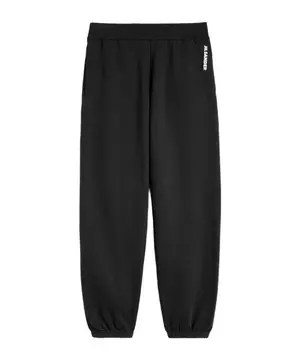 JIL SANDER Elastic-waist Athletic Pants - Black