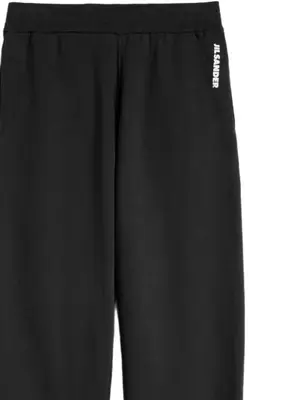 JIL SANDER Logo-print Track Pants - Black