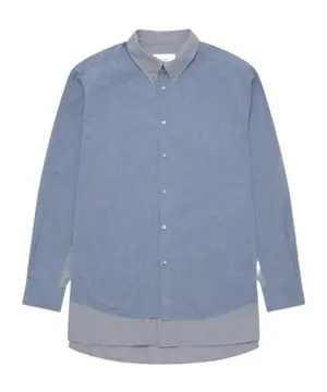 MAISON MARGIELA Long-sleeved Shirt - Blue
