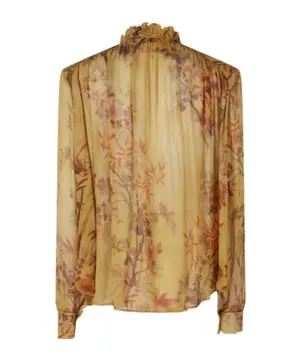 FORTE_FORTE Long-sleeved Printed Shirt