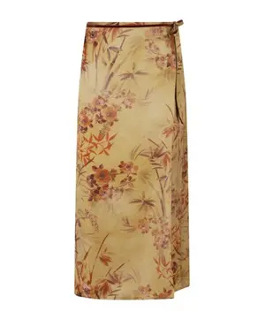 FORTE_FORTE Printed Skirt - Heliodore