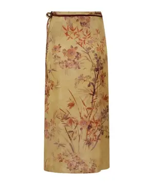 FORTE_FORTE Printed Skirt