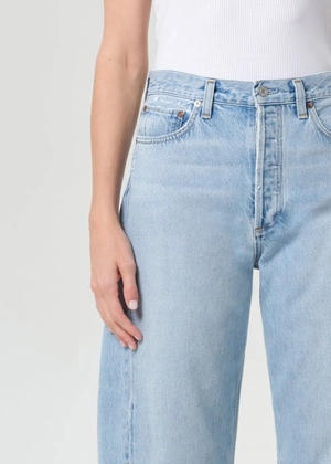 AGOLDE Barrel Leg Faded Wash Jeans