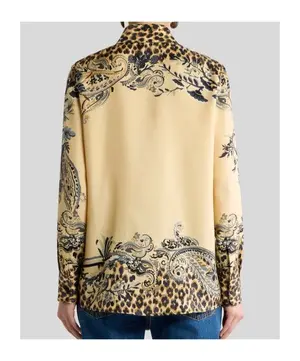 Etro Silk Shirt With Place Leopard Print
