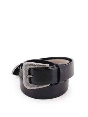 Brunello Cucinelli Metal-buckle Leather Belt