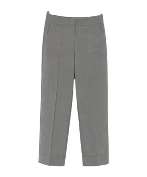 Peserico Pressed-crease Turned-up Trousers