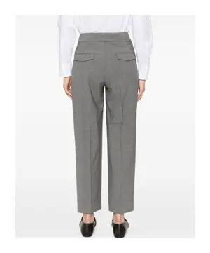 Peserico Pressed-crease Turned-up Trousers
