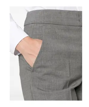 Peserico Pressed-crease Turned-up Trousers