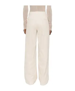 Peserico Concealed-fastening Wide-leg Trousers