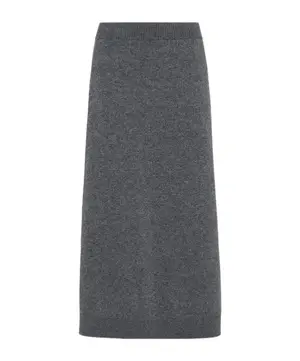 Brunello Cucinelli Knitted Midi Skirt