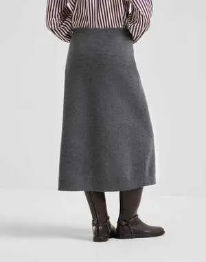 Brunello Cucinelli Knitted Midi Skirt