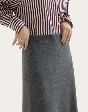 Brunello Cucinelli Knitted Midi Skirt