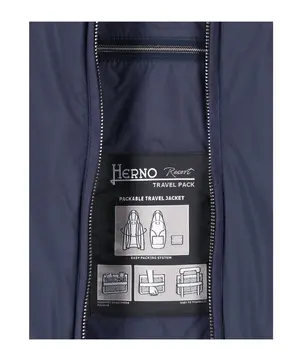 Herno Stand-up Collar Zip-up Jacket