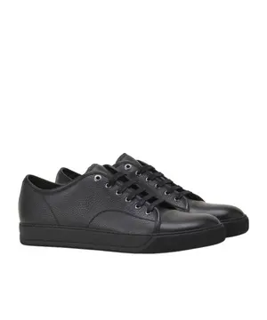 LANVIN Grained Leather Sneakers