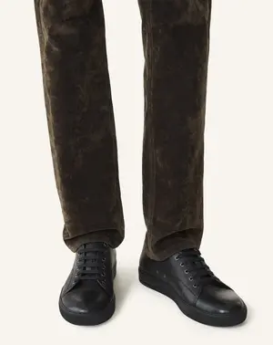 LANVIN Grained Leather Sneakers