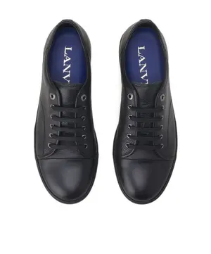 LANVIN Grained Leather Sneakers