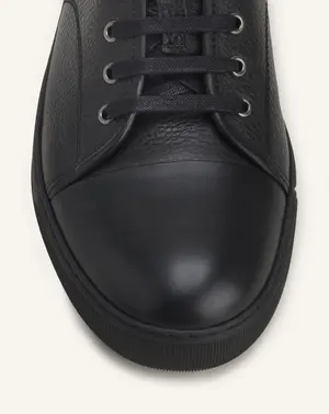 LANVIN Grained Leather Sneakers