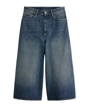 Soeur Denim Bermuda Shorts - Blue