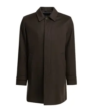 Herno Single-breasted Cashmere Coat