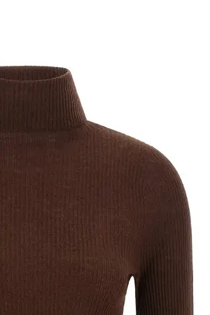 Fabiana Filippi Ribbed Turtleneck Knitted Sweater