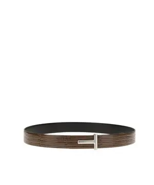 TOM FORD Reversible T Icon Belt