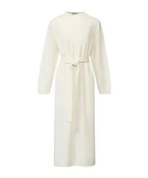 Fabiana Filippi Long-sleeved Maxi Dress With Belt - No