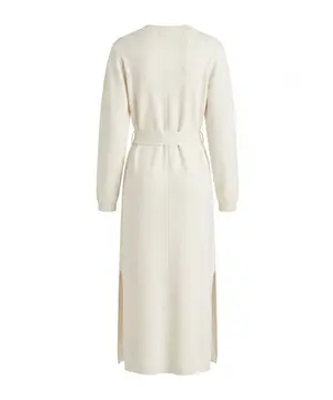 Fabiana Filippi Long-sleeved Maxi Dress With Belt - No