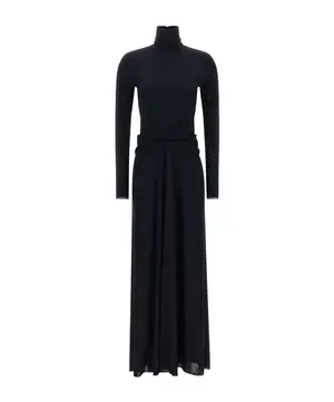 Fabiana Filippi Draped Dress - Blue