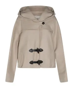 Isabel Marant Étoile Trixie Toggle Fastened Hooded Coat - Sand