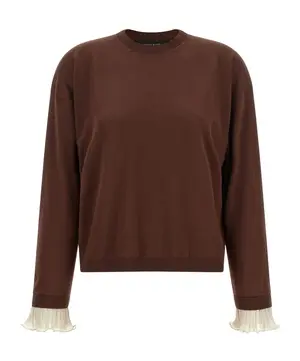 Fabiana Filippi Pleated Cuffs Sweater