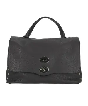 ZANELLATO Postina Twist-lock Medium Tote Bag - Grey