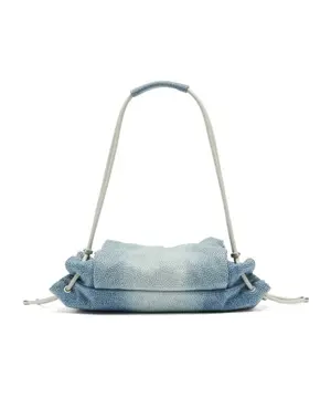 DIESEL® Small Scrunch-d Crystal-embellished Shoulder Bag