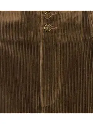 Etro Pleated Corduroy Trousers