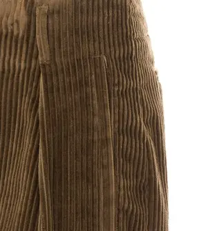 Etro Pleated Corduroy Trousers