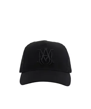 Amiri Baseball Cap With Letter Logo - Black