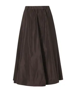 Aspesi Logo Skirt - Brown